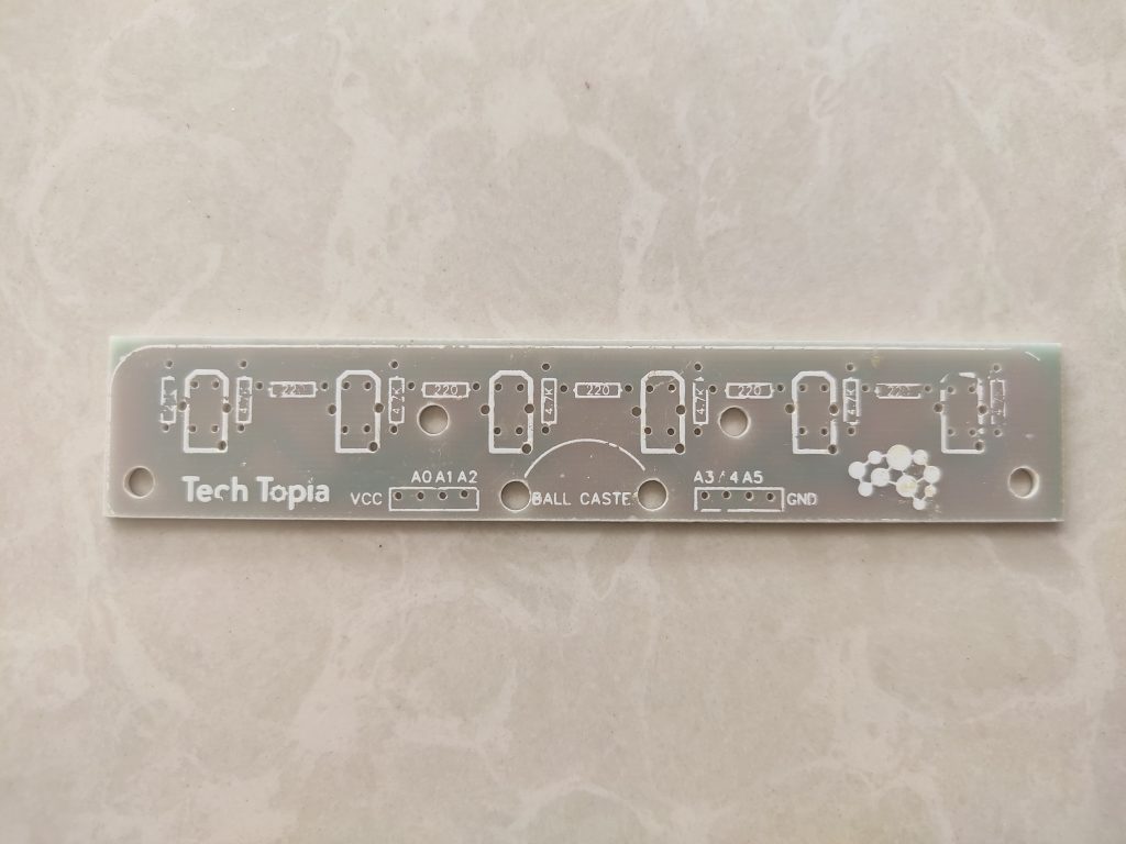 PCB for IR Sensor Array – Tech Topia